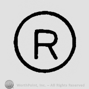 Mark with The letter "R" and a circle. | #22807