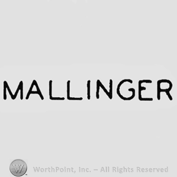 Mark with The word "MALLINGER". | #22826