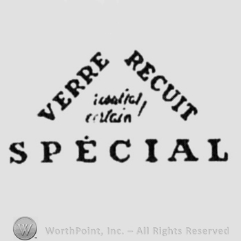 Mark with The text "VERRE RECUIT SPECIAL" and a | #22864