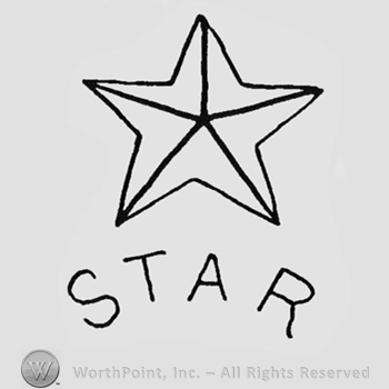 Mark with The word "STAR" and a star. | #22895