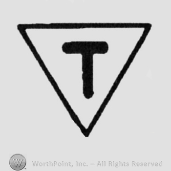 Mark with The letter "T" and a triangle. | #23017
