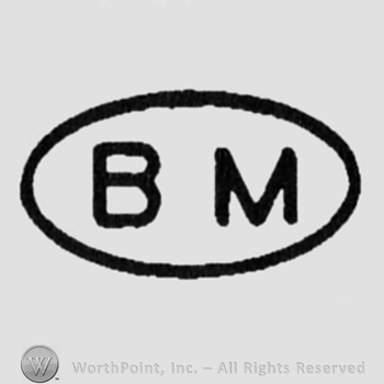 Mark with The letters "BM" and an oval. | #23024