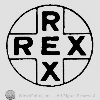 Mark with The text "REX REX" and a circle. | #23081