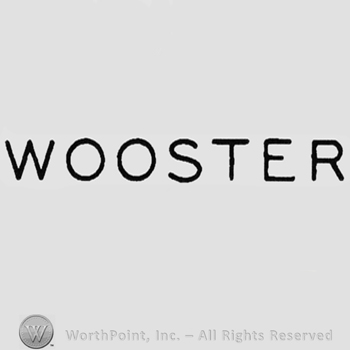 Mark with The letters "WOOSTER". | #23132