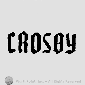 Mark with The word "CROSBY". | #23200