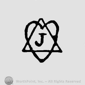 Mark with The letter "J", a heart, and a | #23205