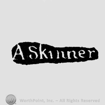 Mark with The Text "A Skinner". | #23238