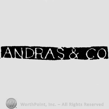 Mark with The text "ANDRAS & CO" and a rectangle. | #23341