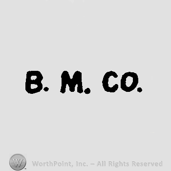 Mark with The letters "B.M.Co.". | #23418