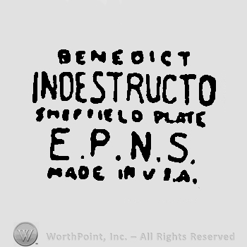 Mark with The text "BENEDICT INDESTRUCTO | #23478