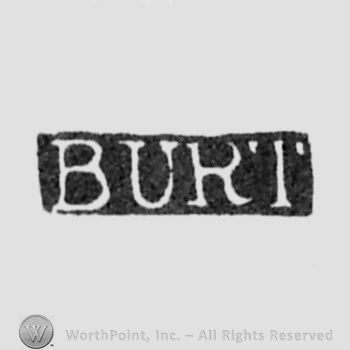 Mark with The word "BURT" and a rectangle. | #23502