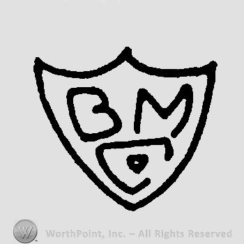 Mark with The text "B M Co" and a shield. | #23590