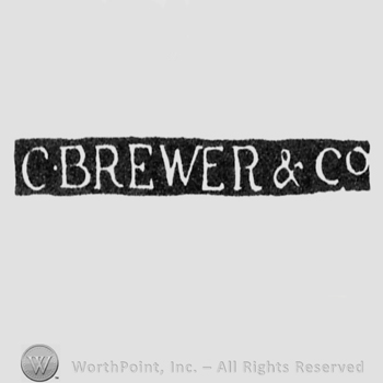 Mark with The text "C. BREWER & CO." and a | #23600