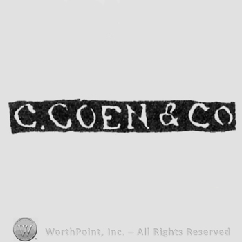 Mark with The text "C. COEN & CO." and a | #23602