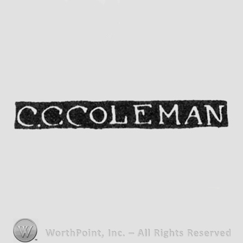Mark with The text "C.C. COLEMAN" and a | #23607