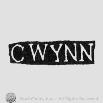 Mark with The text "C. WYNN" and a rectangle. | #23710