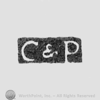 Mark with The letters "C & P" and a rectangle. | #23756