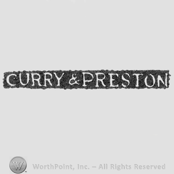 Mark with The text "CURRY & PRESTON" and a | #23757