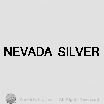 Mark with The text "NEVADA SILVER". | #23786