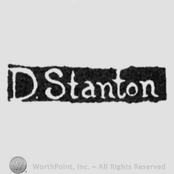 Mark with The text "D. Stanton" and a rectangle. | #23819