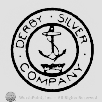 Mark with An anchor, a crown, the text "DERBY | #23875