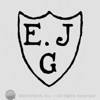 Mark with A shield and the letters "E.J G". | #26036