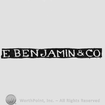 Mark with The text "E. BENJAMIN & CO." and a | #26083