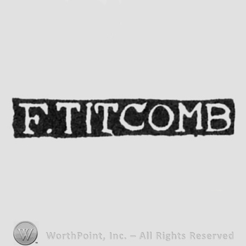 Mark with The text "F. TITCOMB" and a rectangle. | #26150