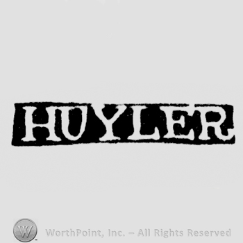 Mark with The word "Huyler". | #26255