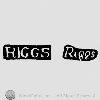 Mark with The text "RIGGS Riggs". | #26270