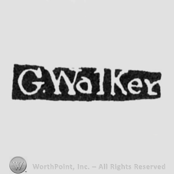 Mark with The text "G. Walker". | #26274