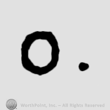 Mark with The letter "O.". | #26339