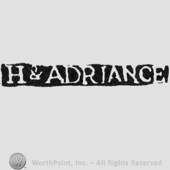 Mark with The text "H & ADRIANCE", | #26481