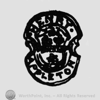 Mark with The text "HENRY APPLETON" and a shield. | #26499