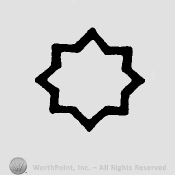 Mark with An eight-corner star. | #26547