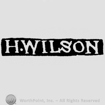 Mark with The text "H. WILSON". | #26619
