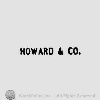 Mark with The text "HOWARD & CO.". | #26626