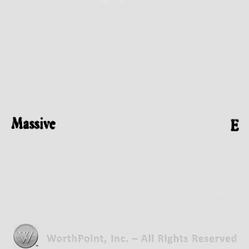 Mark with The word "Massive" and the letter "E". | #26662