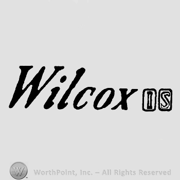 Mark with The word "Wilcox", the letters "I S" | #26672