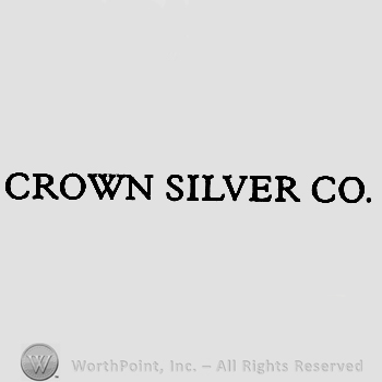 Mark with The text "CROWN SILVER CO.". | #26702