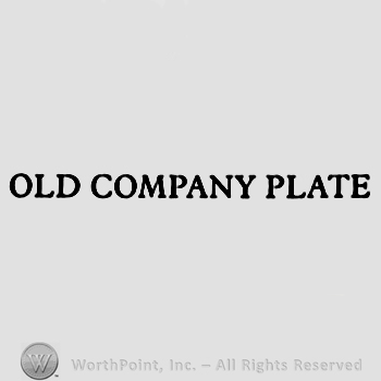 Mark with The text "OLD COMPANY PLATE". | #26727