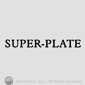Mark with The text "SUPER-PLATE". | #26740