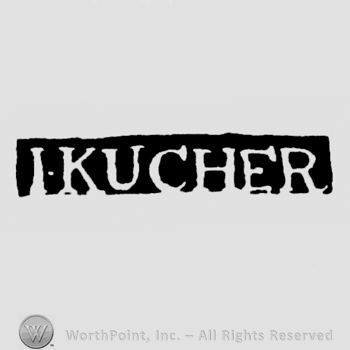 Mark with The text "J. KUCHER". | #26850