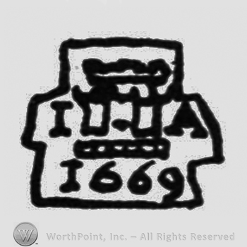 Mark with A cross, a shape like a castle, the | #26869