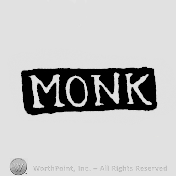 Mark with The text "MONK". | #26922