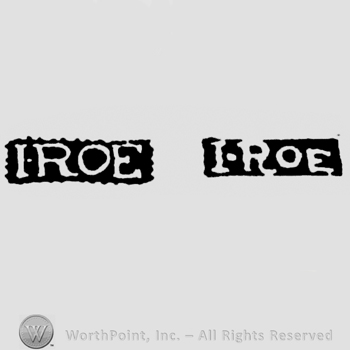 Mark with The text "J.ROE J.ROE". | #26932