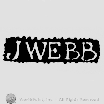 Mark with The text "J WEBB". | #26947