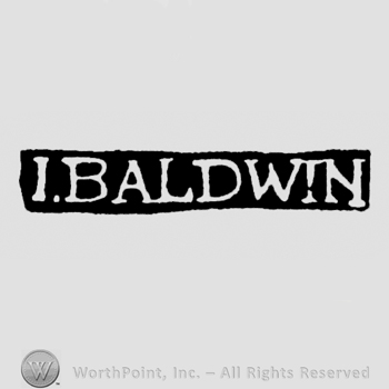 Mark with The text "J. BALDWIN". | #26955