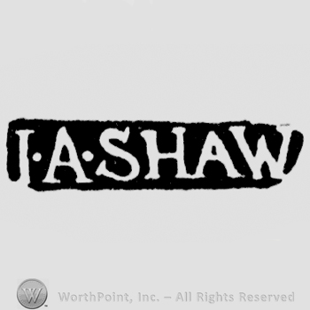 Mark with The text "J. A. SHAW". | #27006