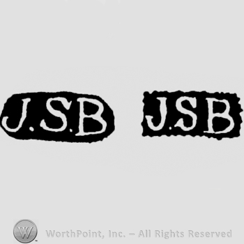 Mark with The letters "JSB JSB". | #27097